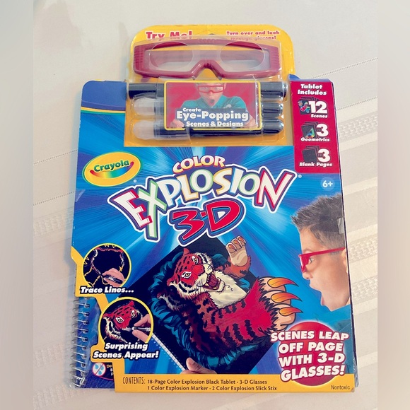 Crayola | Toys | New Crayola 3d Color Explosion Skill Games | Poshmark